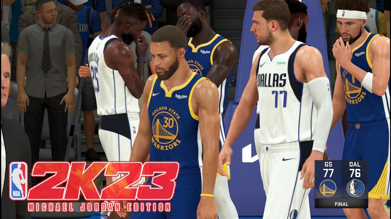 NBA 2K23 DALLAS VS GSW FULL GAMEPLAY - YouTube