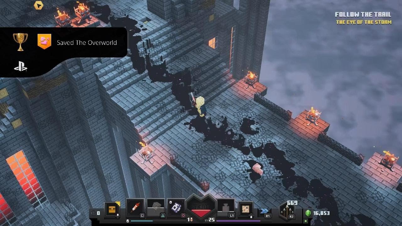 Minecraft Dungeons - Saved The Overworld (GOLD) - YouTube