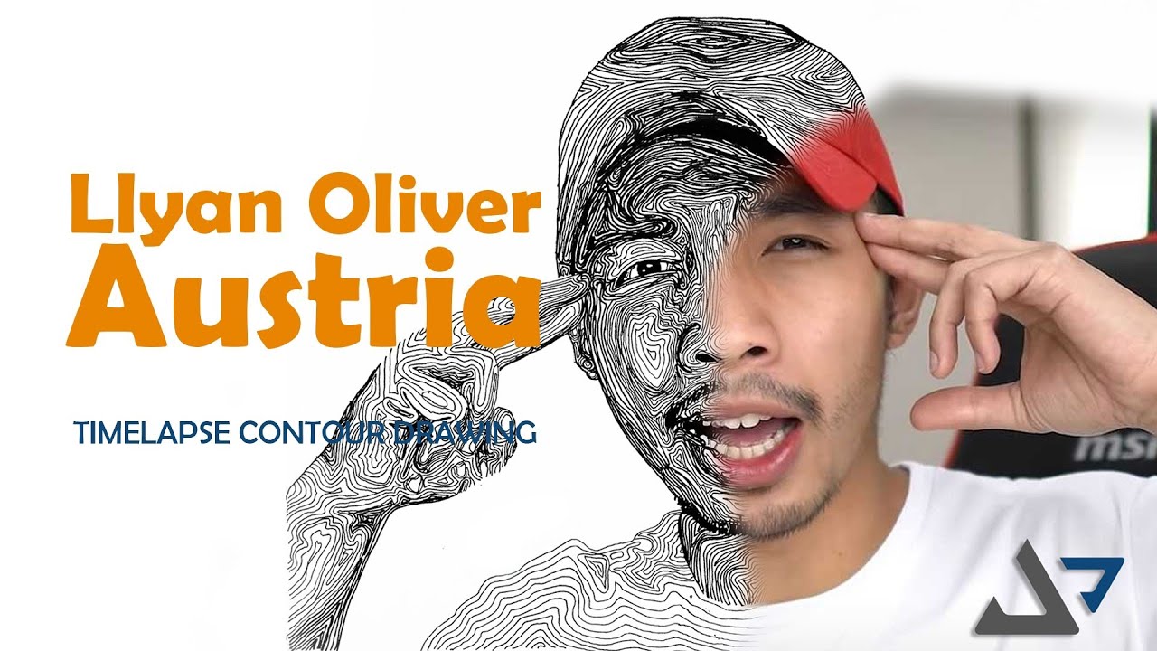 PINOY ARCHITECT | LLYAN OLIVER AUSTRIA | CONTOUR DRAWING | TIMELAPSE ...