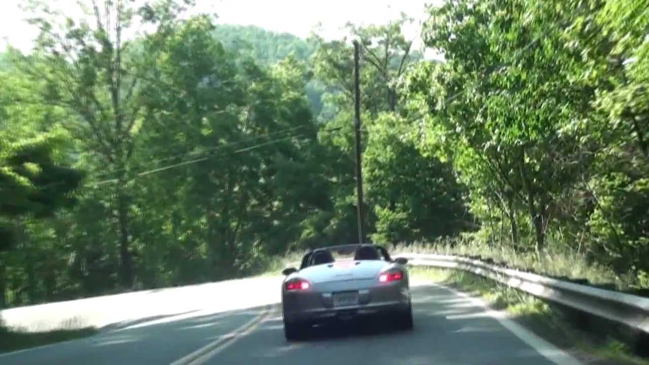 Porsches on the Diamondback, NC 226 - YouTube