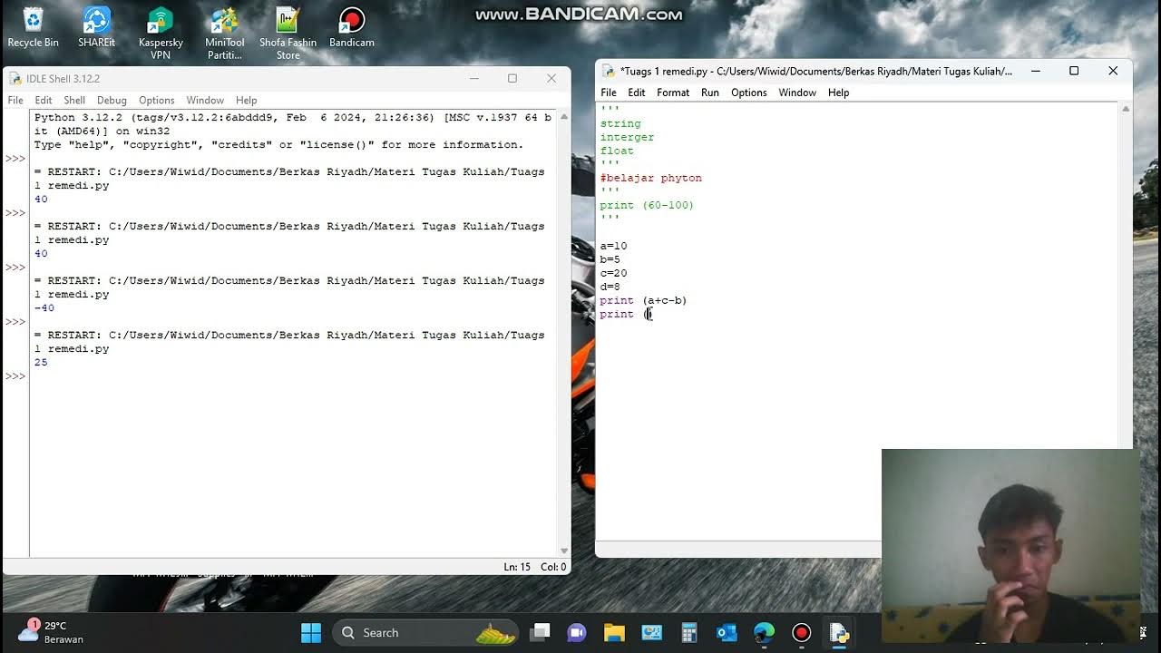 Belajar Python Dasar - YouTube