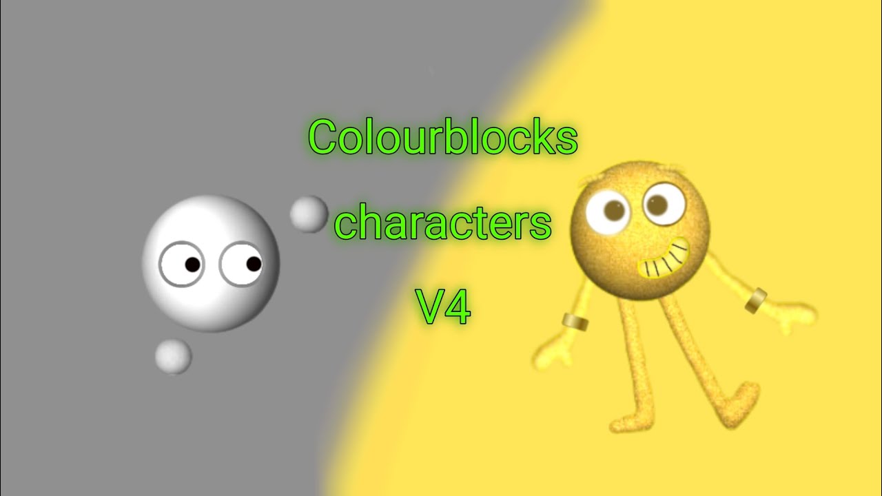 Colourblocks characters V4 - YouTube