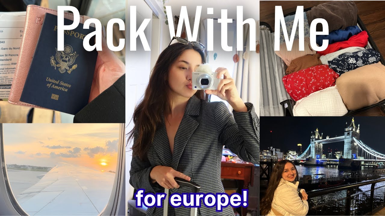 pack with me for a WEEK in europe! | GRWM FOR SPRING BREAK | shopping ...