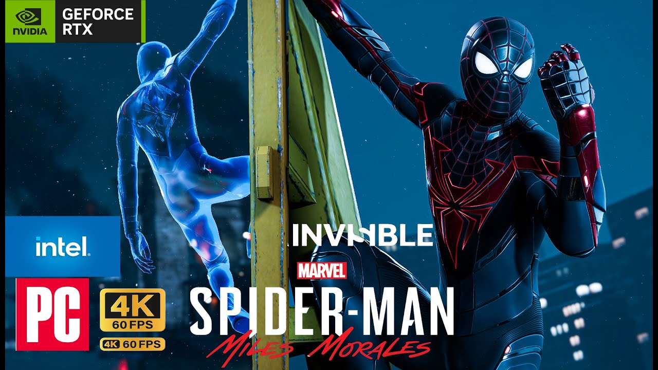 Marvel's Spider Man Miles Morales become invisible | RTX 3060 & intel ...