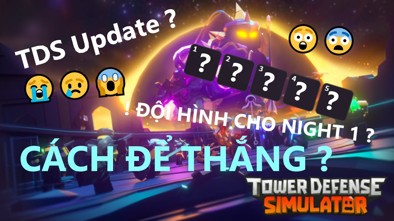 Strat để thắng NIGHT 1 trong Tower Defense Simulator | Roblox | (Strat ...