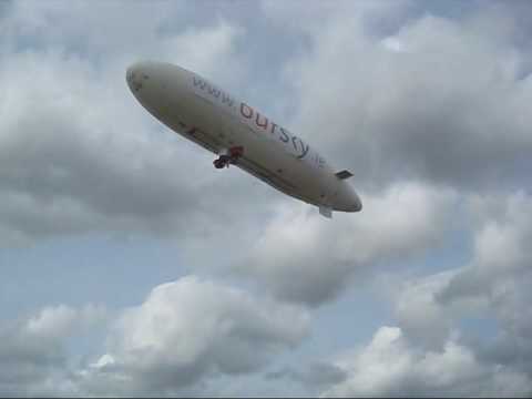 First Flight in Ireland of the 54 Ft Outdoor Nylon RC Airship - YouTube