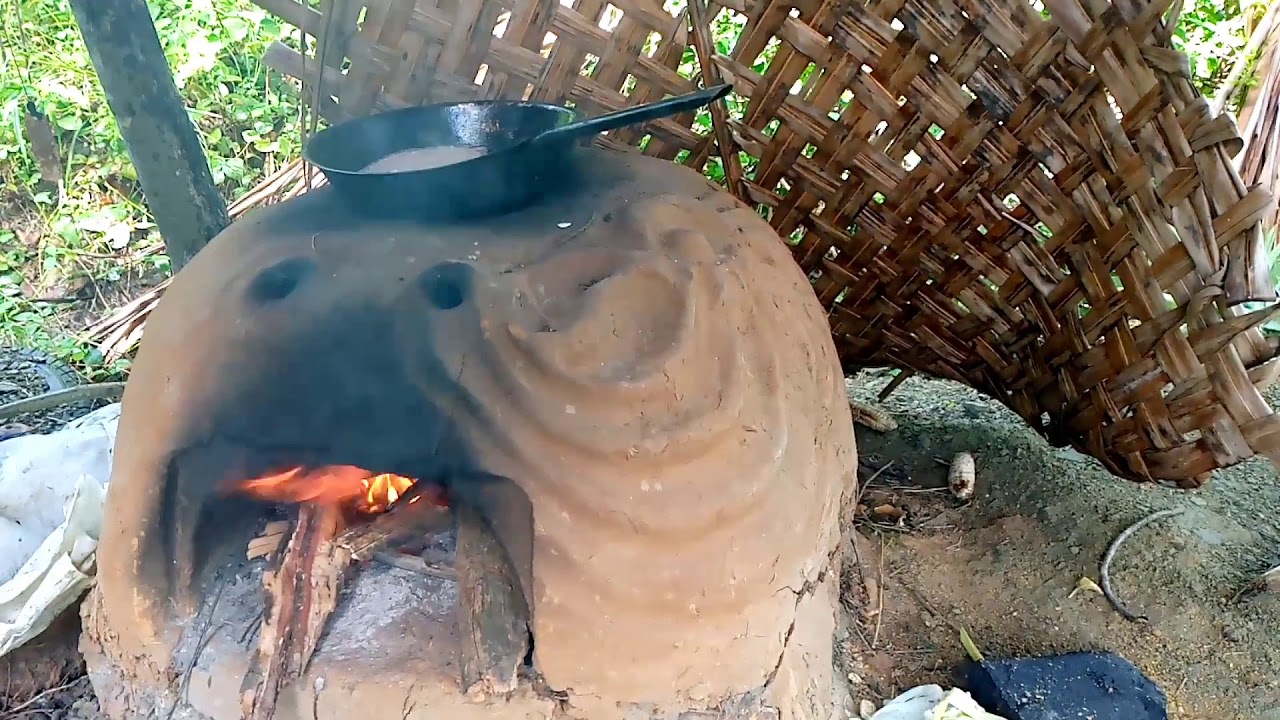 Combination rocket stove and oven - YouTube