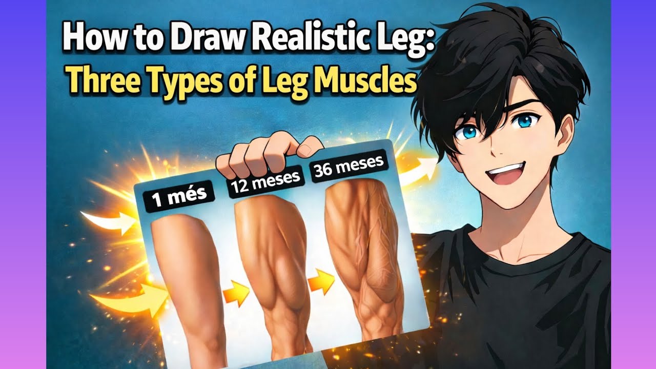 HOW TO DRAW REALISTIC LEG || BODY ORGAN SERIES PART 1 - YouTube