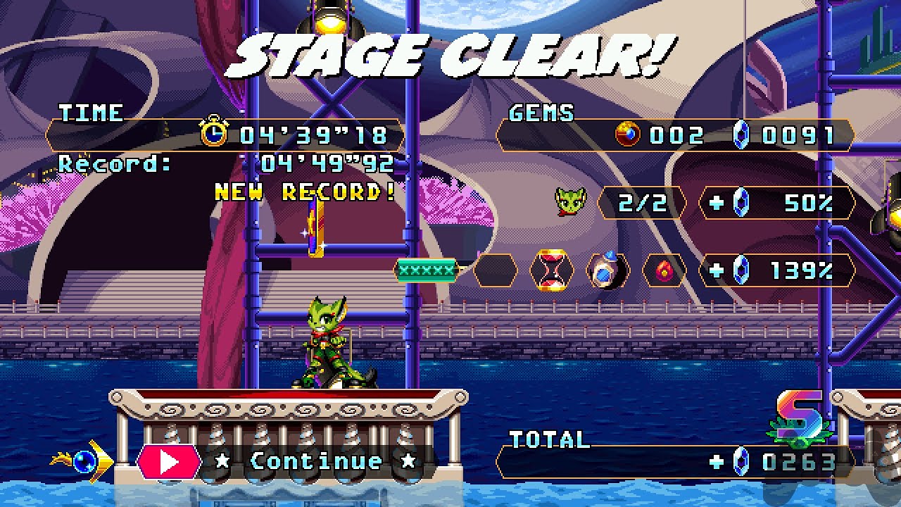 Freedom Planet 2 - Globe Opera 1 Rainbow S (Carol) - YouTube