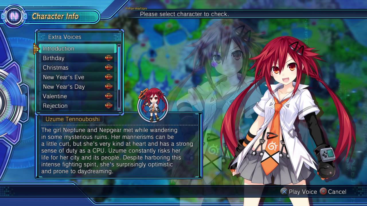 Megadimension Neptunia VII: Character Info: Extra Voices: Others (ENG ...