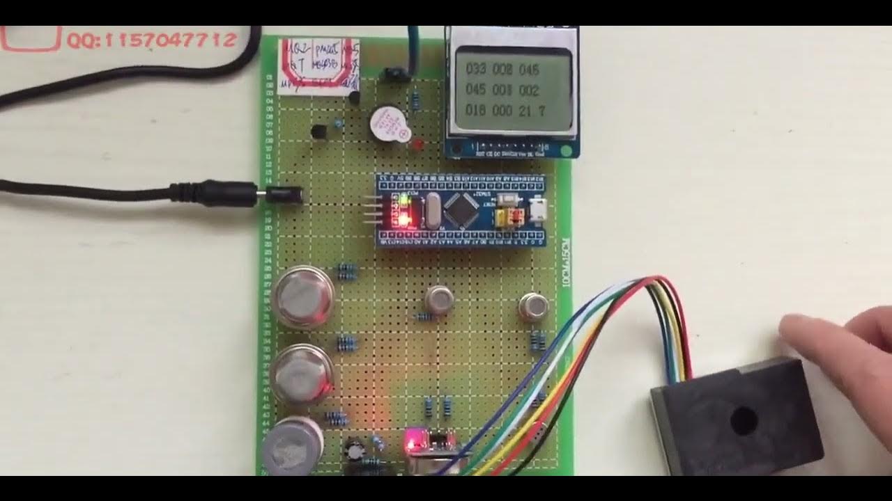 基于STM32单片机的室内空气质量监测系统 代做STM32/arduino/MSP430/51单片机毕业实物程序设计/labview/物联网 - YouTube
