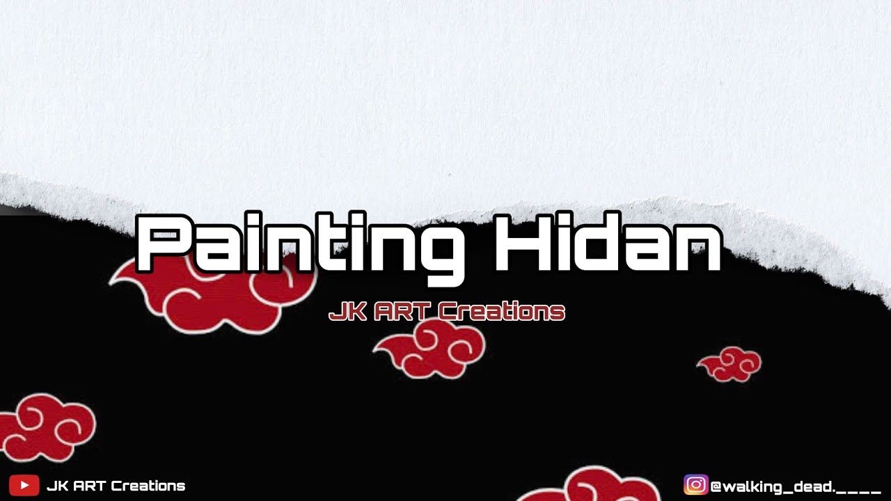 Acrylic Anime Painting On Canvas || Hidan || Akatsuki || Naruto ...