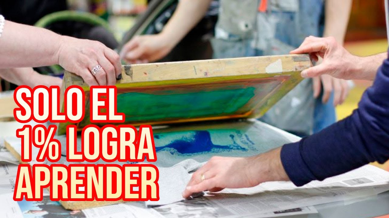 ¿Cómo se hace la serigrafía textil? [ CURSO GRATIS ] ESTAMPADO TEXTIL ...