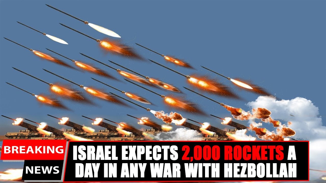 Israel expects 2,000 rockets a day in any war with Hezbollah - YouTube