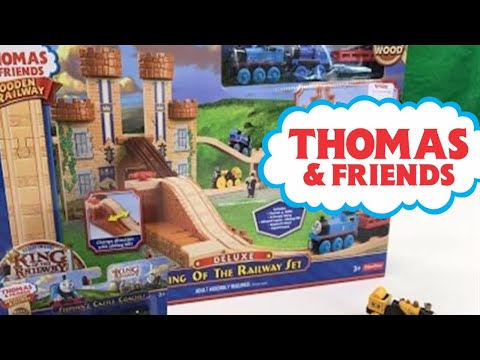 Thomas Wooden Railway Deluxe King of the Railway Train Set plus Stephen