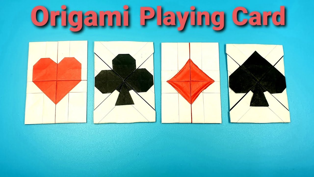 Phong Tran Origami | Origami Playing card - YouTube