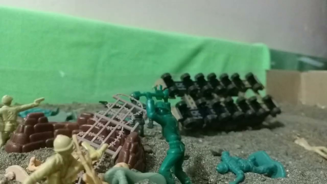 Defend the trench (Army Men Stop Motion) | Green Army Men Productions ...