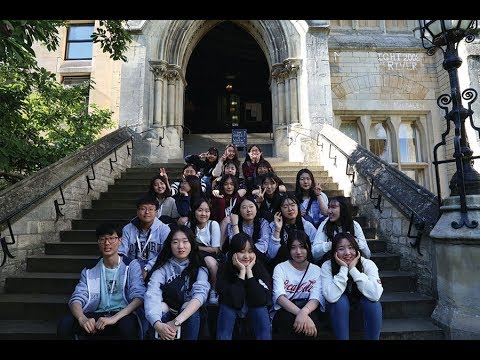 Daegu Foreign Language High School Students - Tour of Oxford - YouTube