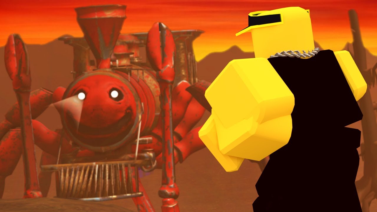 ROBLOX MAN-EATING TRAIN - YouTube
