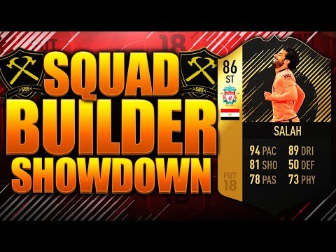 EPIC IF SALAH SQUAD BUILDER SHOWDOWN!! FIFA 18 ULTIMATE TEAM