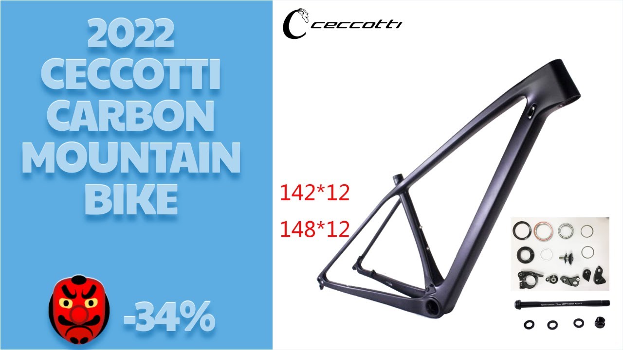 🔥 [ ON SALE ] 2022 CECCOTTI CARBON MOUNTAIN BIKE FRAME 29ER 142/148*12 ...