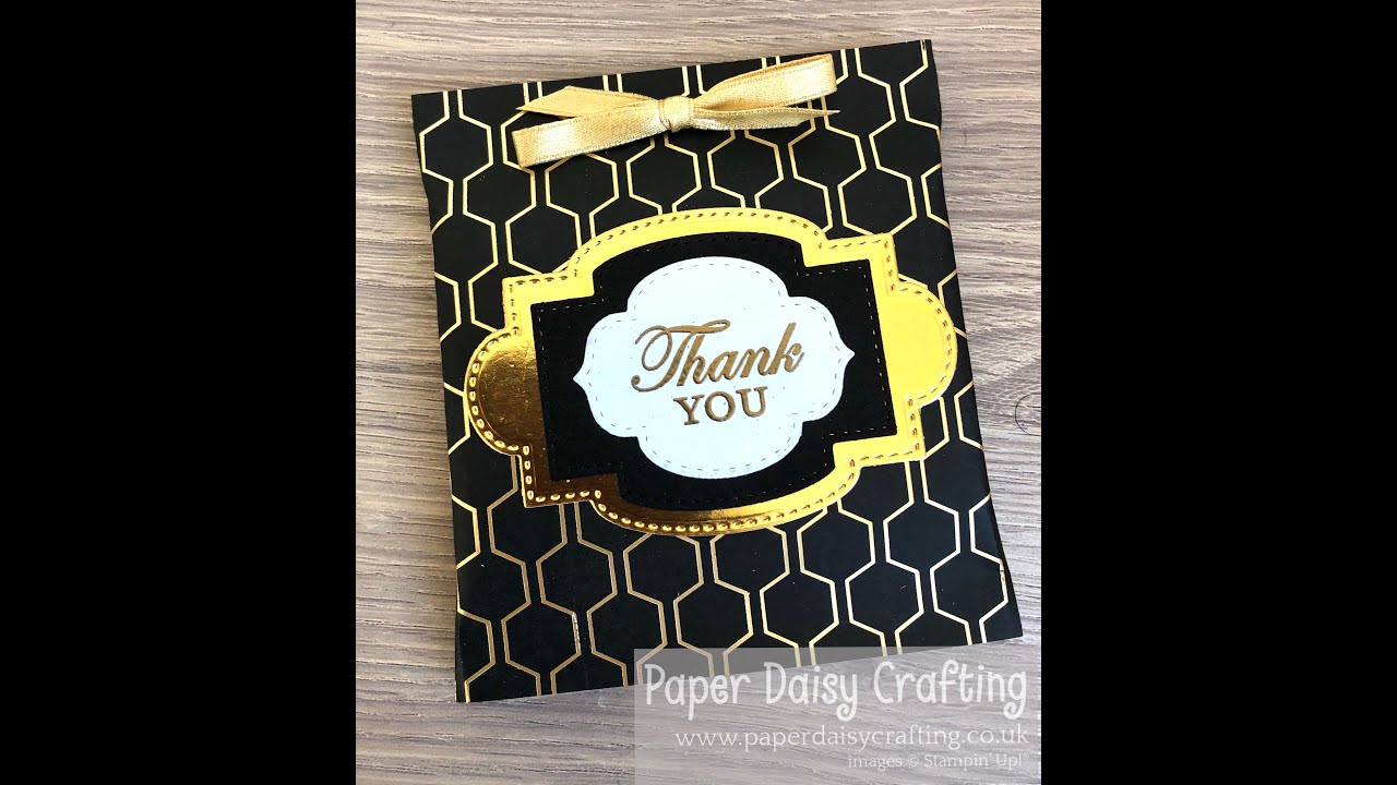 Gift wrapping for a Kit Kat with Stampin' Up! - YouTube