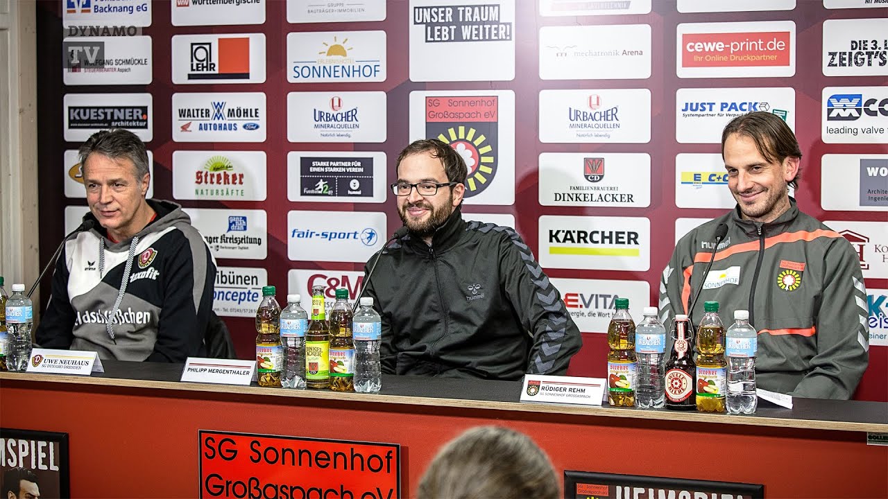 19. Spieltag | SGS - SGD | Pressekonferenz nach dem Spiel - YouTube