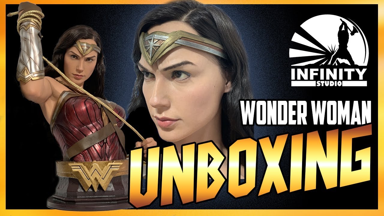 INFINITY STUDIOS WONDER WOMAN BUST 1/1. UNBOXING - YouTube