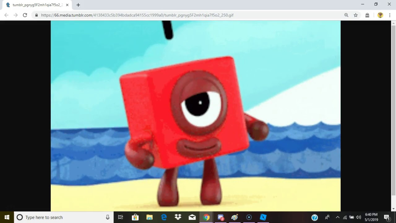 Numberblock 1 Dances To You Are An Idiot! - YouTube