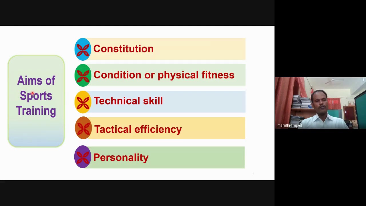 Scientific Principles of Sports Training by Dr.M.Srinivasan - YouTube