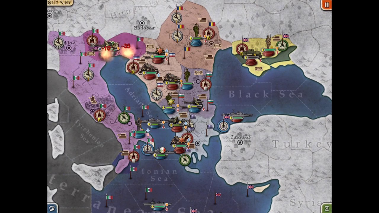 World Conqueror 2: Axis Campaign | #4 Balkans Campaign - YouTube