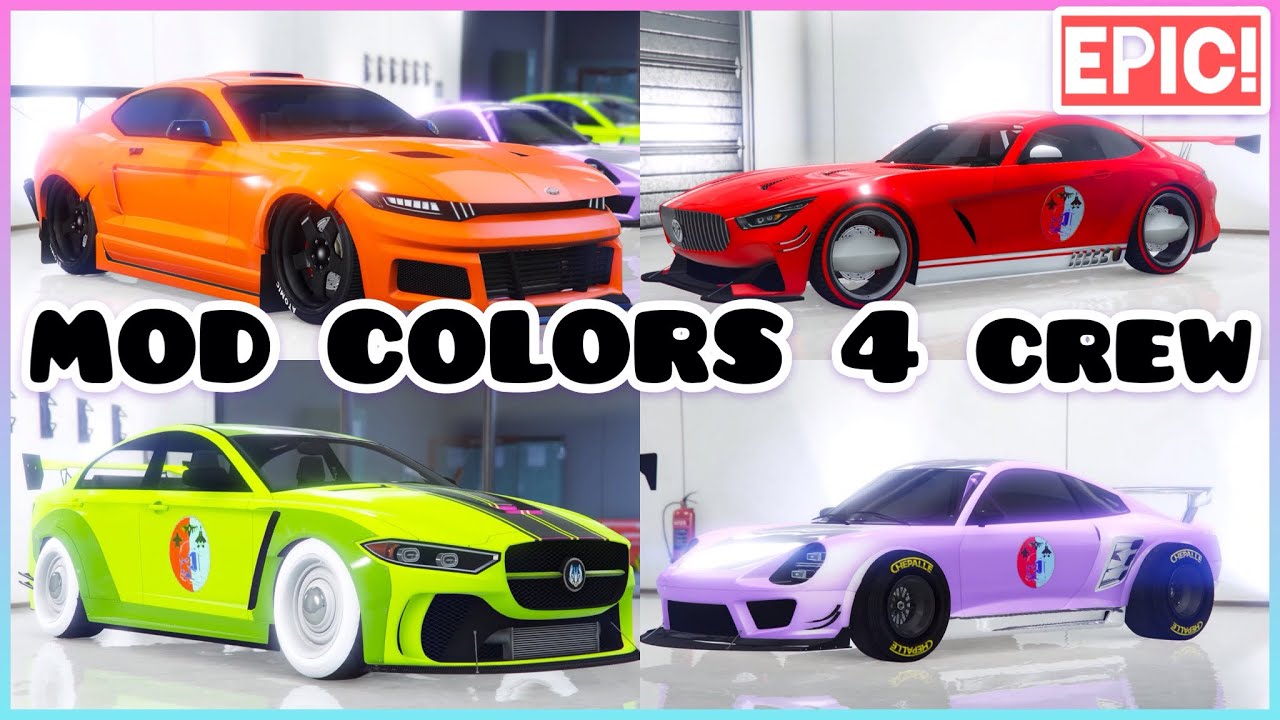 UPDATE #2 CUSTOM MODDED CREW COLORS - COLORES MODEADOS PARA CREW ...