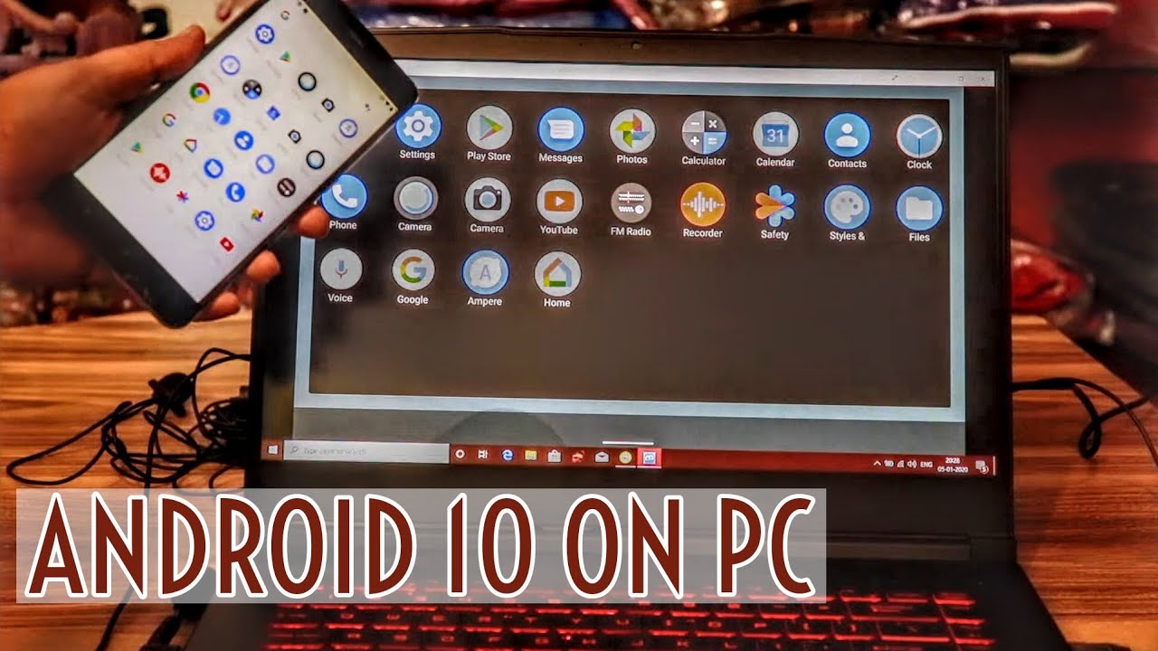 Android 10 On Your Pc With Your Smartphone Force Desktop Mode