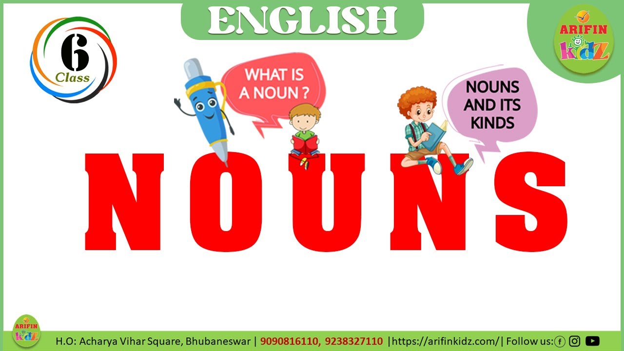 Standard-6: | ENGLISH | NOUNS - YouTube
