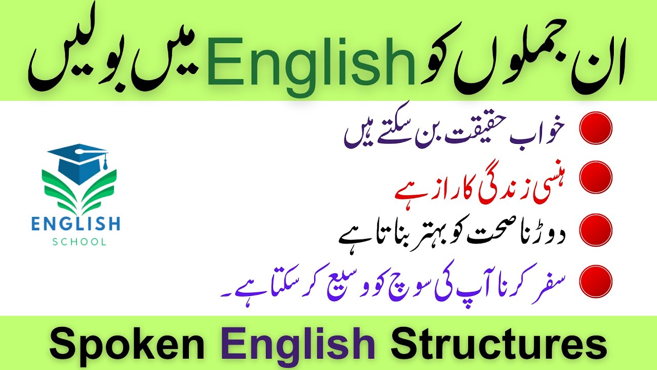 Advance English Structure || Daily use English structure/spoken ...