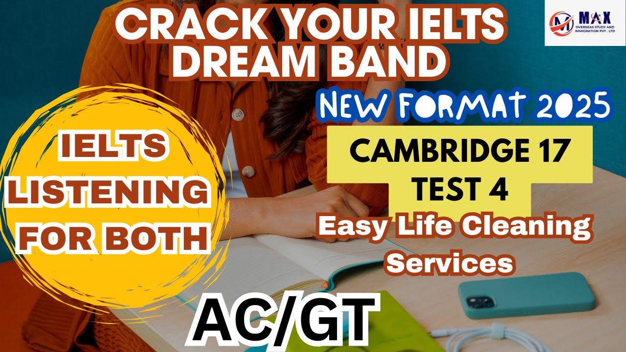 IELTS Listening: Cambridge 17 Test 4 (Easy Life Cleaning Services ...