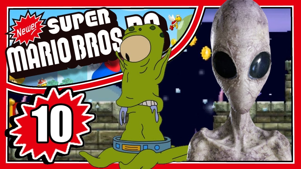 Newer Super Mario Bros DS [BLIND] #10 ALIENS in REAL LIFE - YouTube
