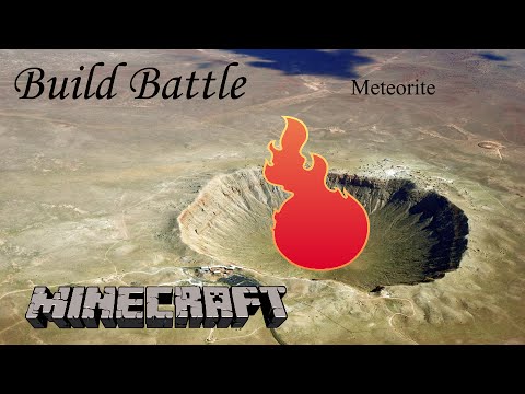 Minecraft Build Battle - meteorite - YouTube