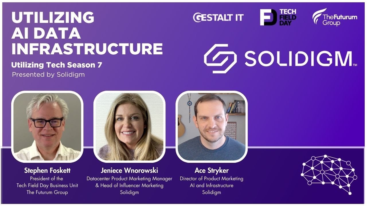 Focusing on AI Data Infrastructure Next Season on Utilizing Tech with Solidigm - YouTube