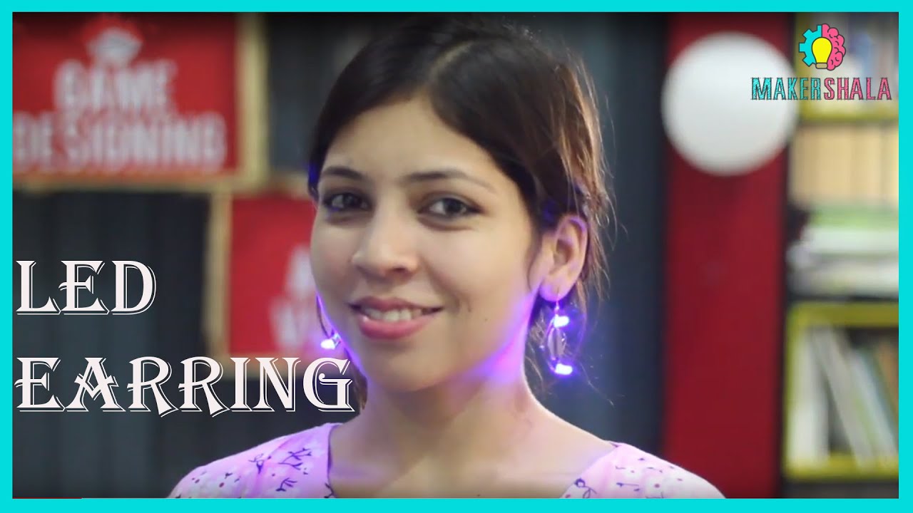 Led Earring Diy Makershala Youtube