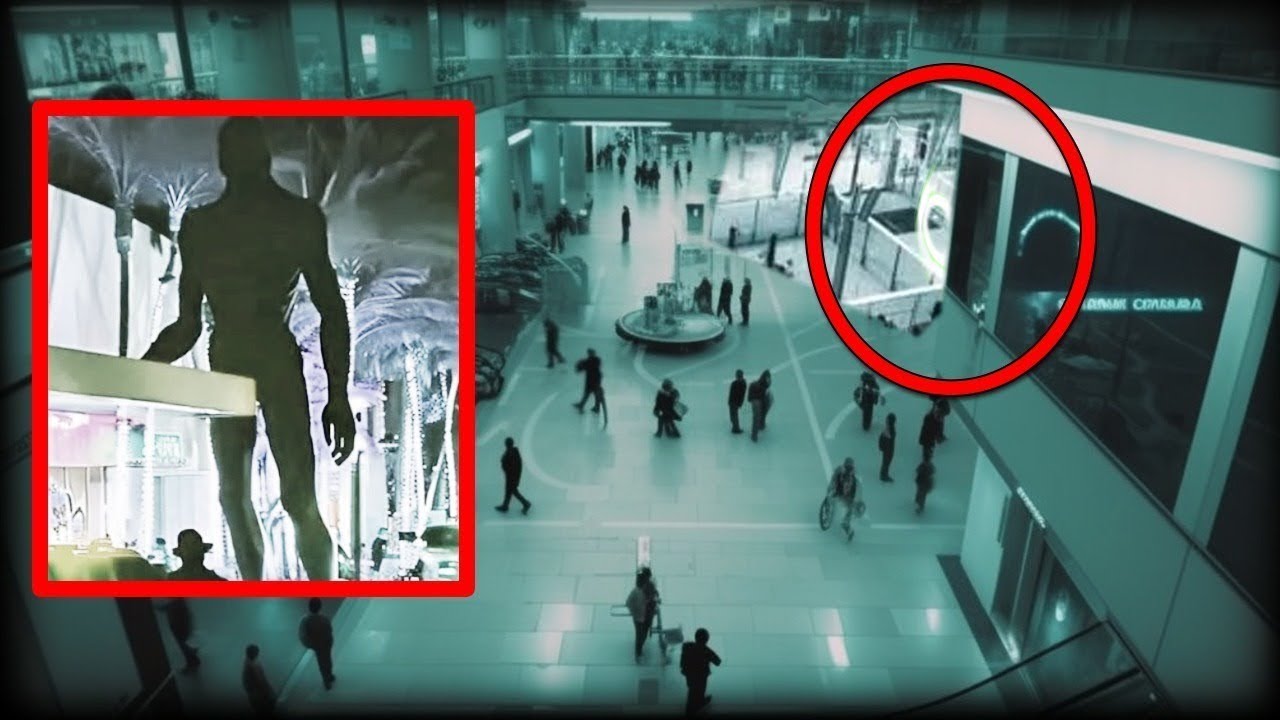 Inside the Miami Mall The video of the Alien Caught by Security Cameras ...