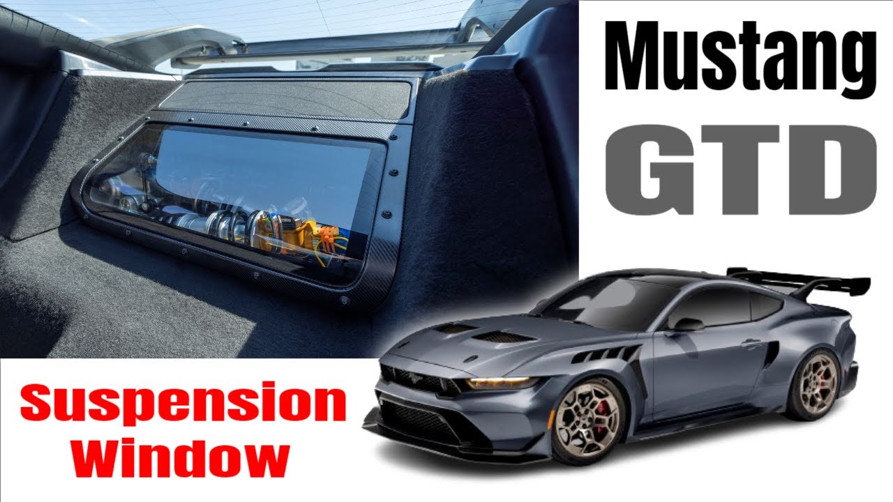 2025 Ford Mustang GTD ASV Dampers and Suspension Window - YouTube