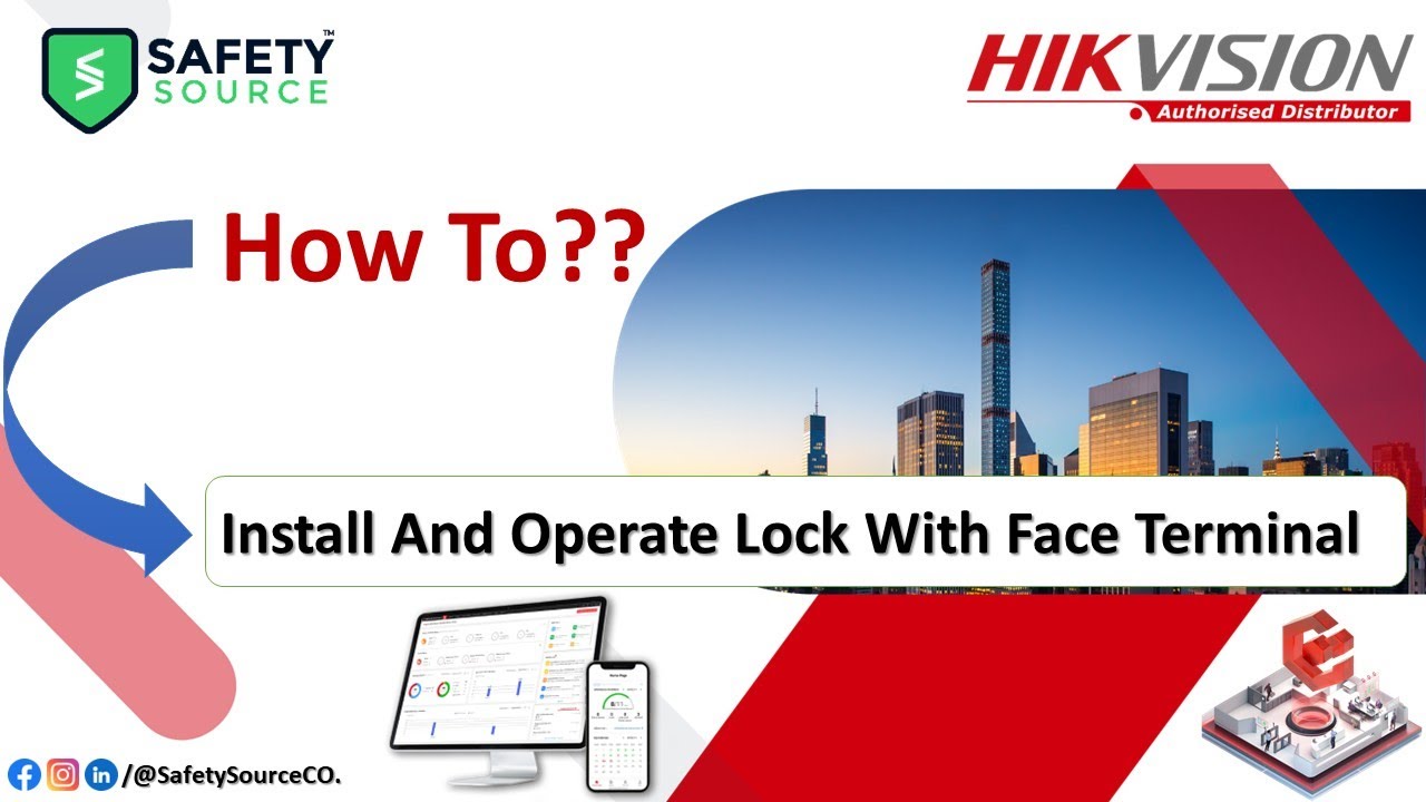 How To Install And Operate Lock With Face Terminal - YouTube
