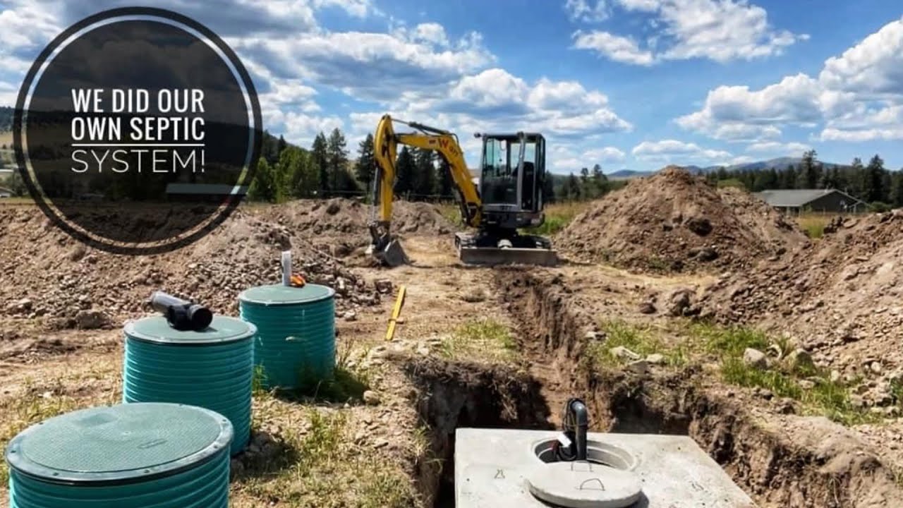 Septic System Excavation | Building Our Own Home Ep. 79 - YouTube