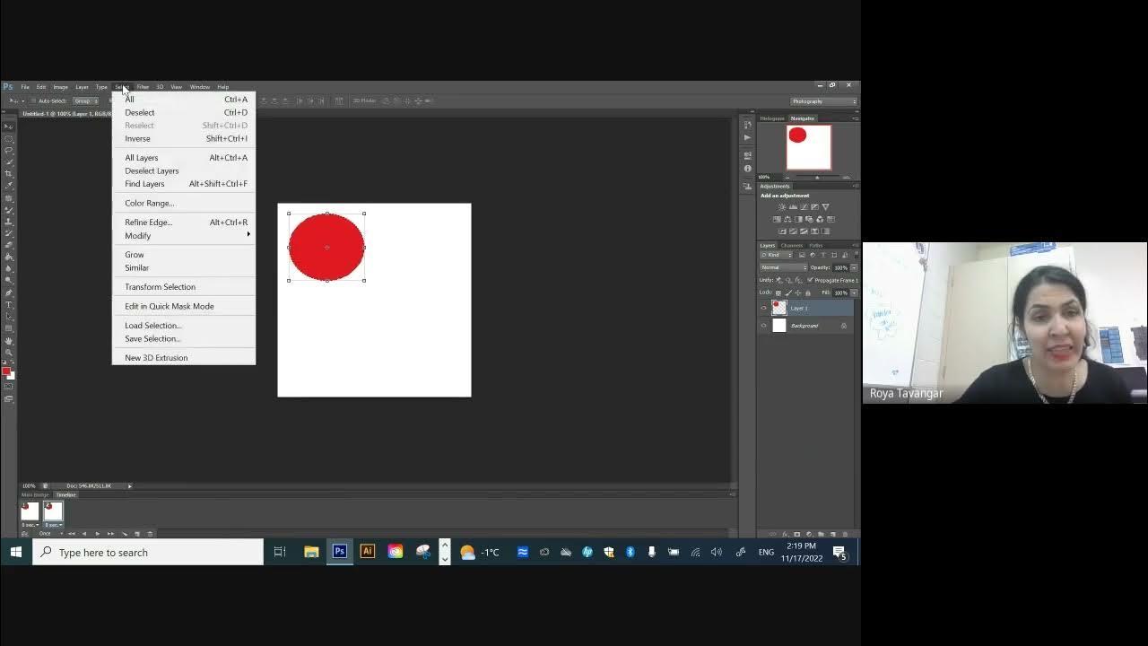 Tweening in Photoshop Animated Gif Roya Tavangar - YouTube