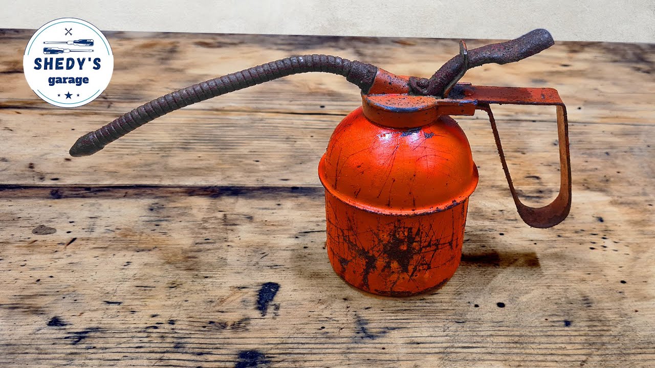 Vintage Rusty Oiler - Perfect Restoration - YouTube