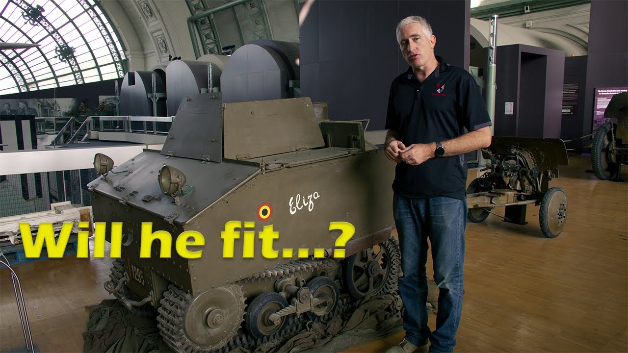 Does The Chieftain Fit Into... a Vickers Utility Tractor - YouTube