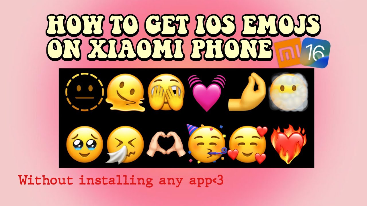 HOW TO GET IOS EMOJI ON REDMI PHONE!! 2022 | Hridyak - YouTube