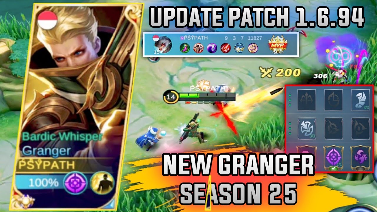 GRANGER IS BACK | BUILD GRANGER TERBARU SEASON 25 | BUILD GRANGER GOLD ...