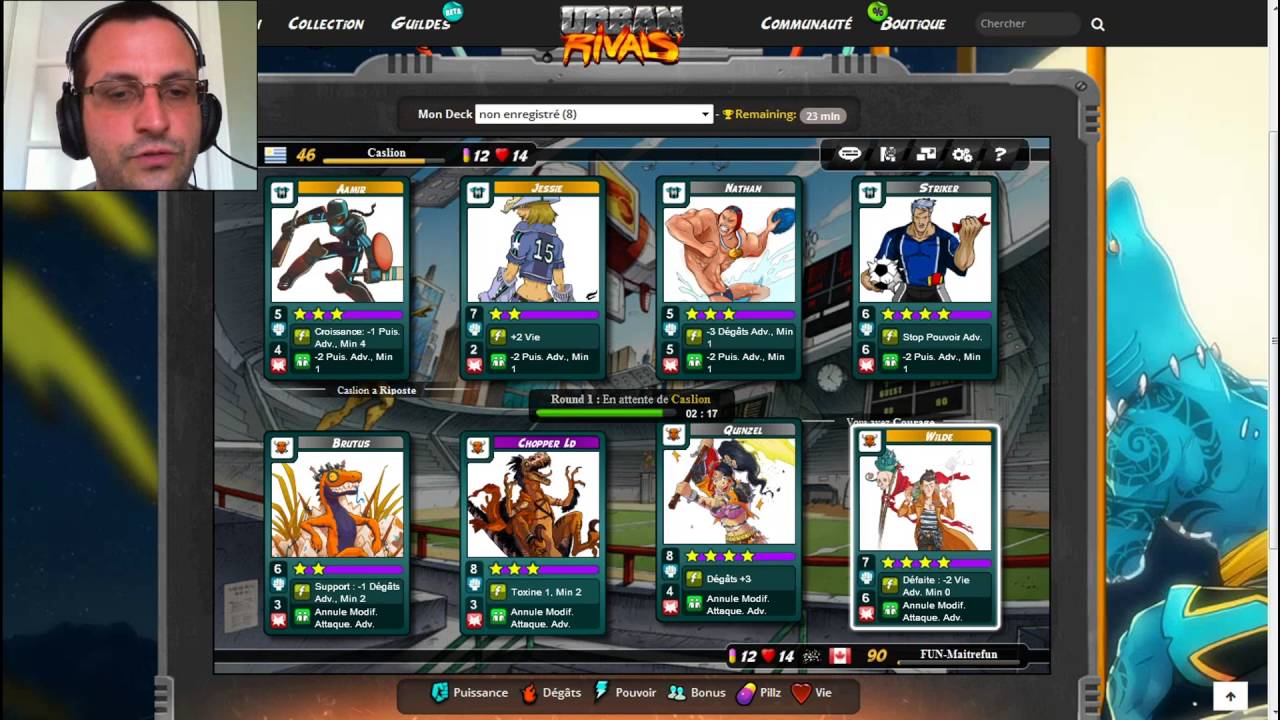 Let's Play(FR/QC) Ep.43 - Urban Rivals - Missions ELO + Mono Raptors ...